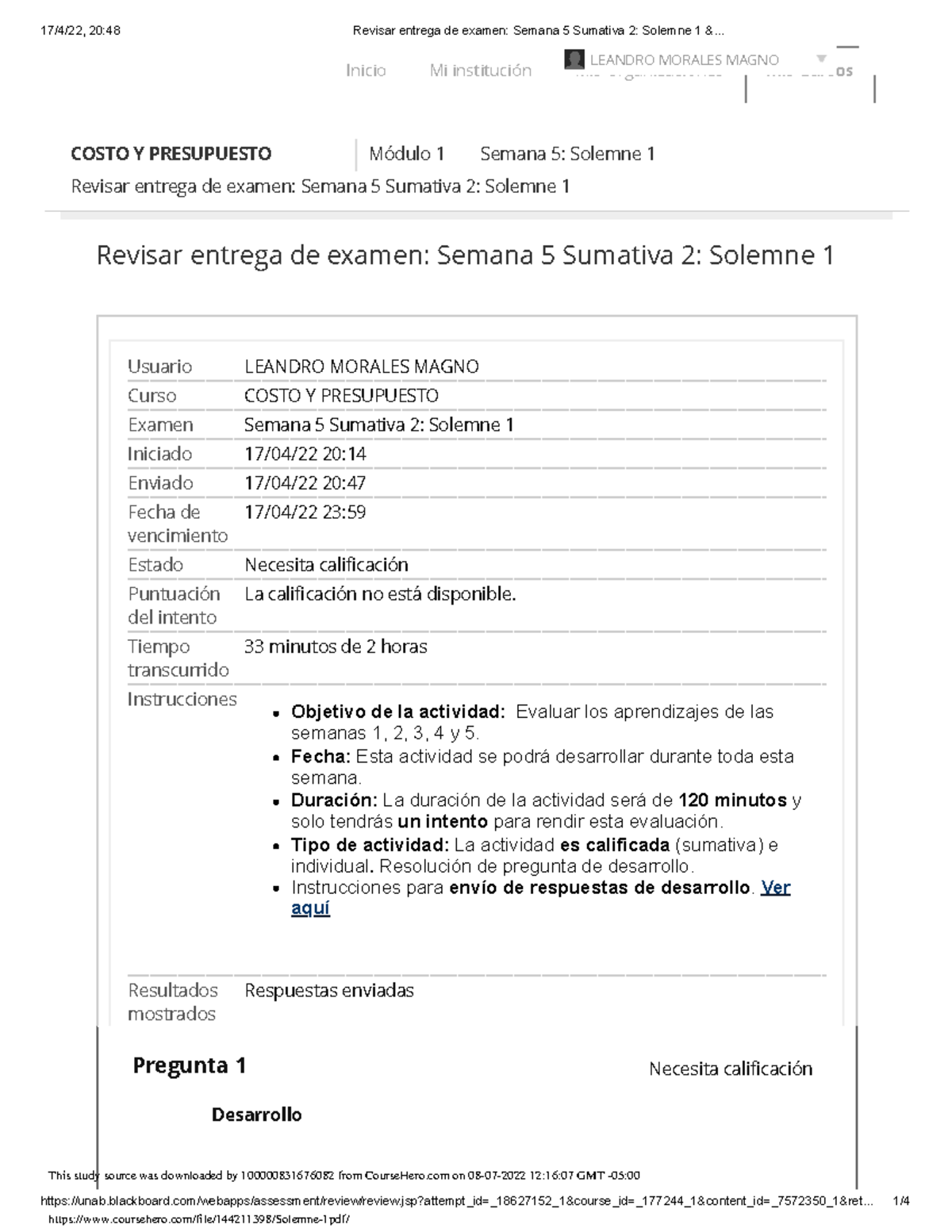 Solemne 1 - - Studocu