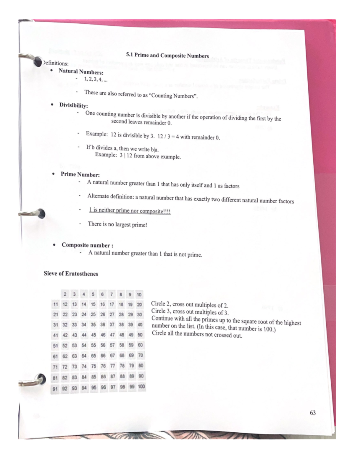 Prime and Composite Numbers - MATH 139 - Studocu