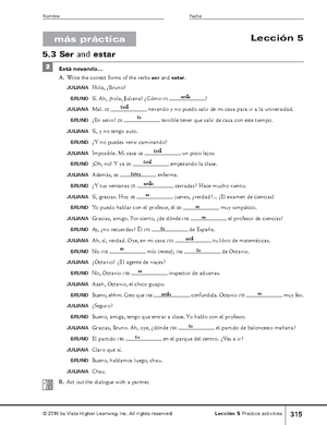 SPA101- Lección 4.3 Stem-changing Verbs E-I - más práctica Lección 4 ...