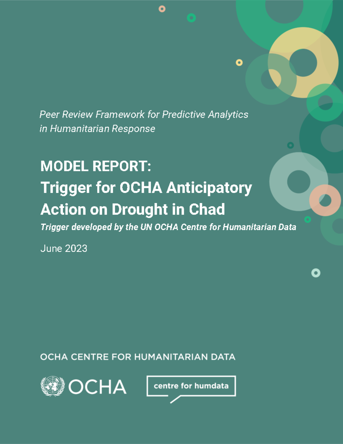 Model Report - Chad Drought Anticipatory Action trigger - - Studocu