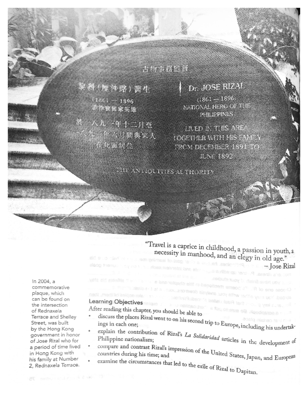 Rizal-CH6 - 4 Dr. JOSE RIZAL 1861 1896 (1861 1896 NATIONAL HERO OF THE ...