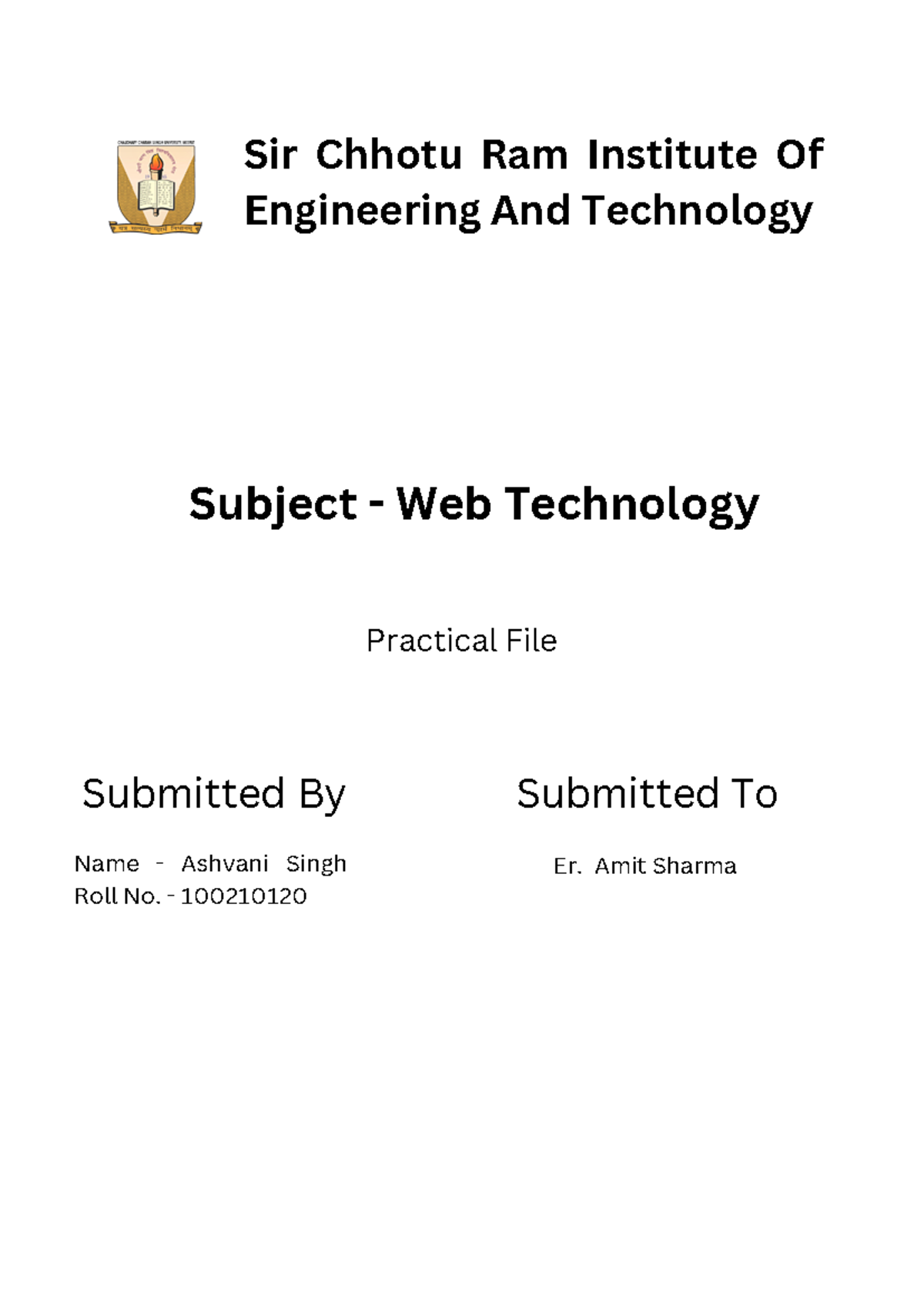 Untitled design (3)-3 - first page of practical - BTech Computer ...