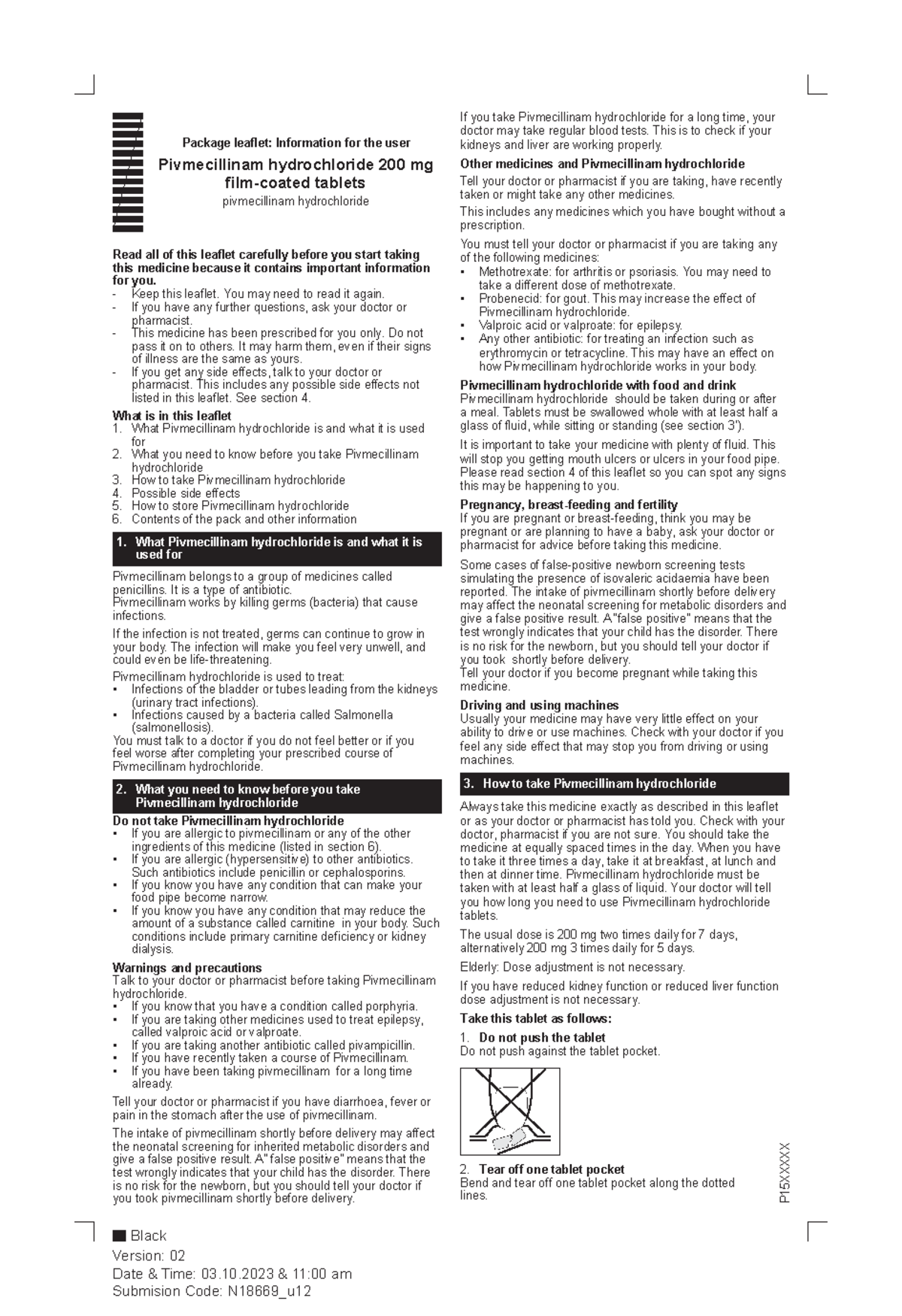 Pil - Read all of this leaflet carefully before you start taking this ...
