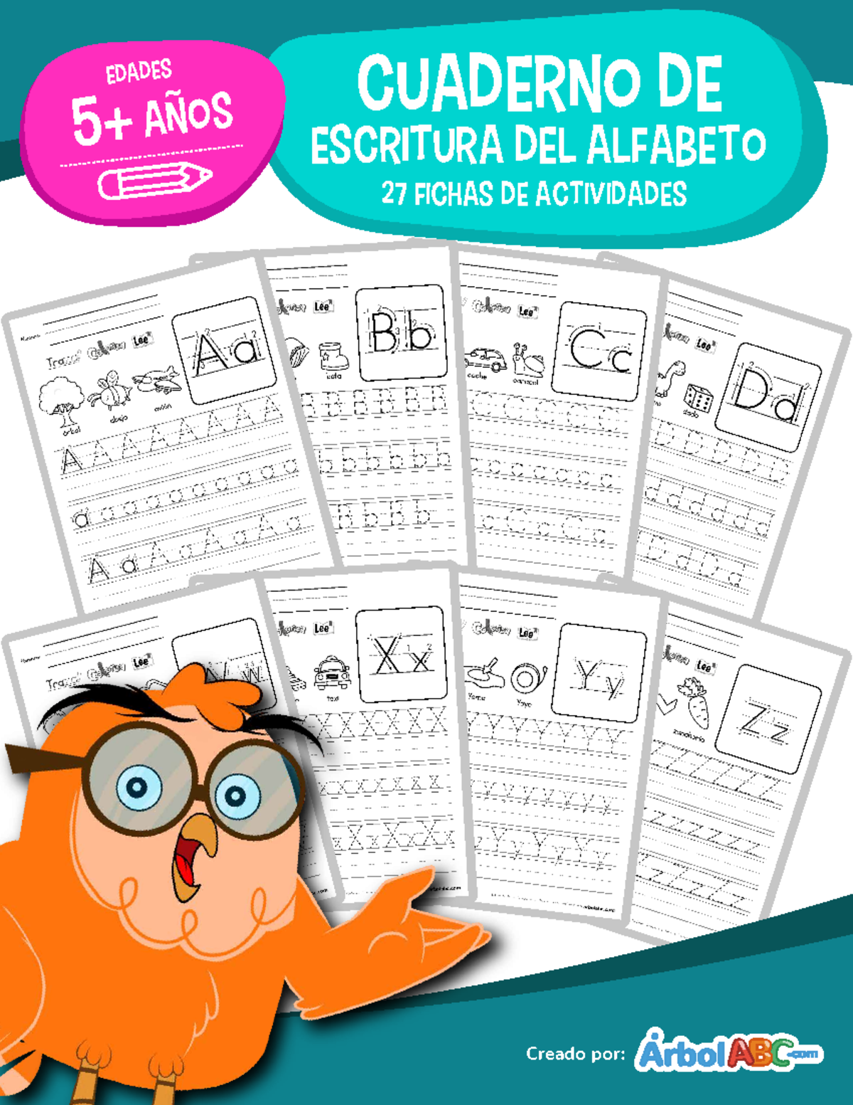 Cuadernoescritura alfabeto edades 5 - Cuaderno de ####### escritura del ...