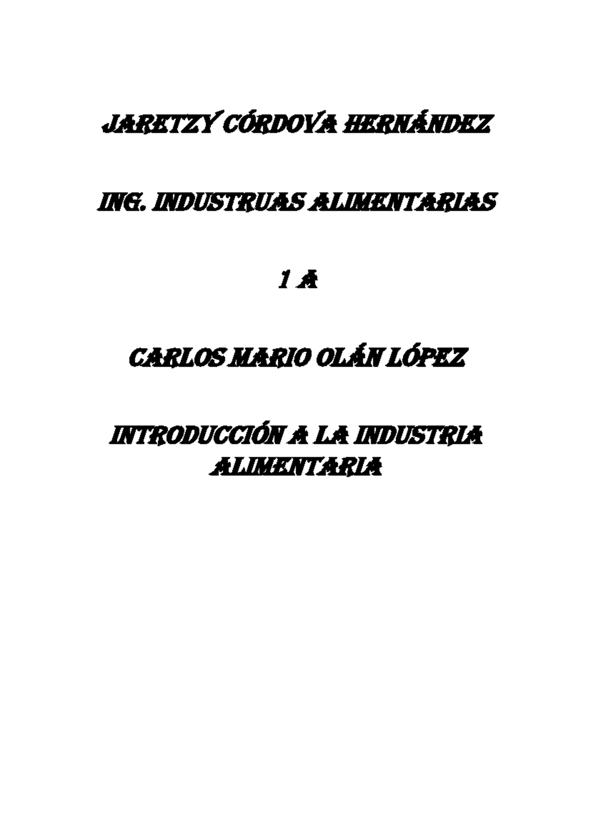 Alimentarias , cuadros - Jaretzy Córdova Hernández InG. Industruas ...
