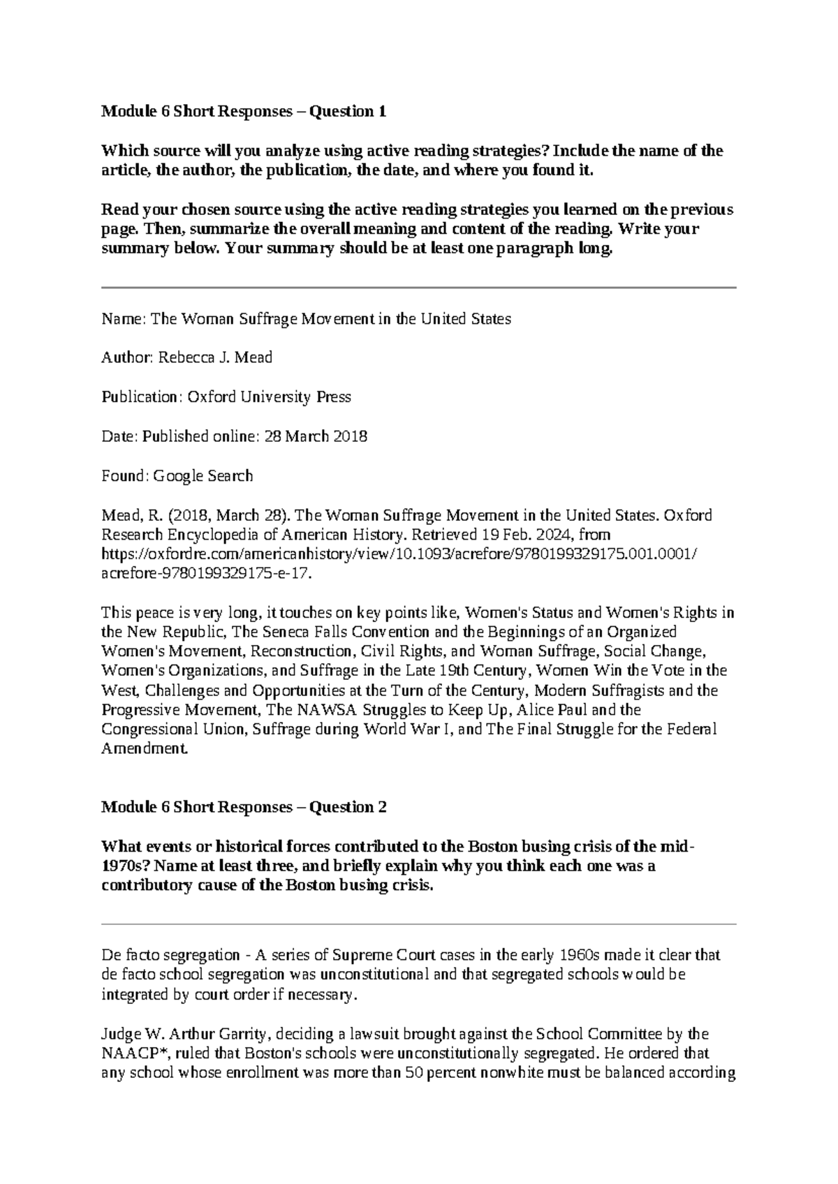 6-2 Module Six Short Responses - Module 6 Short Responses – Question 1 ...