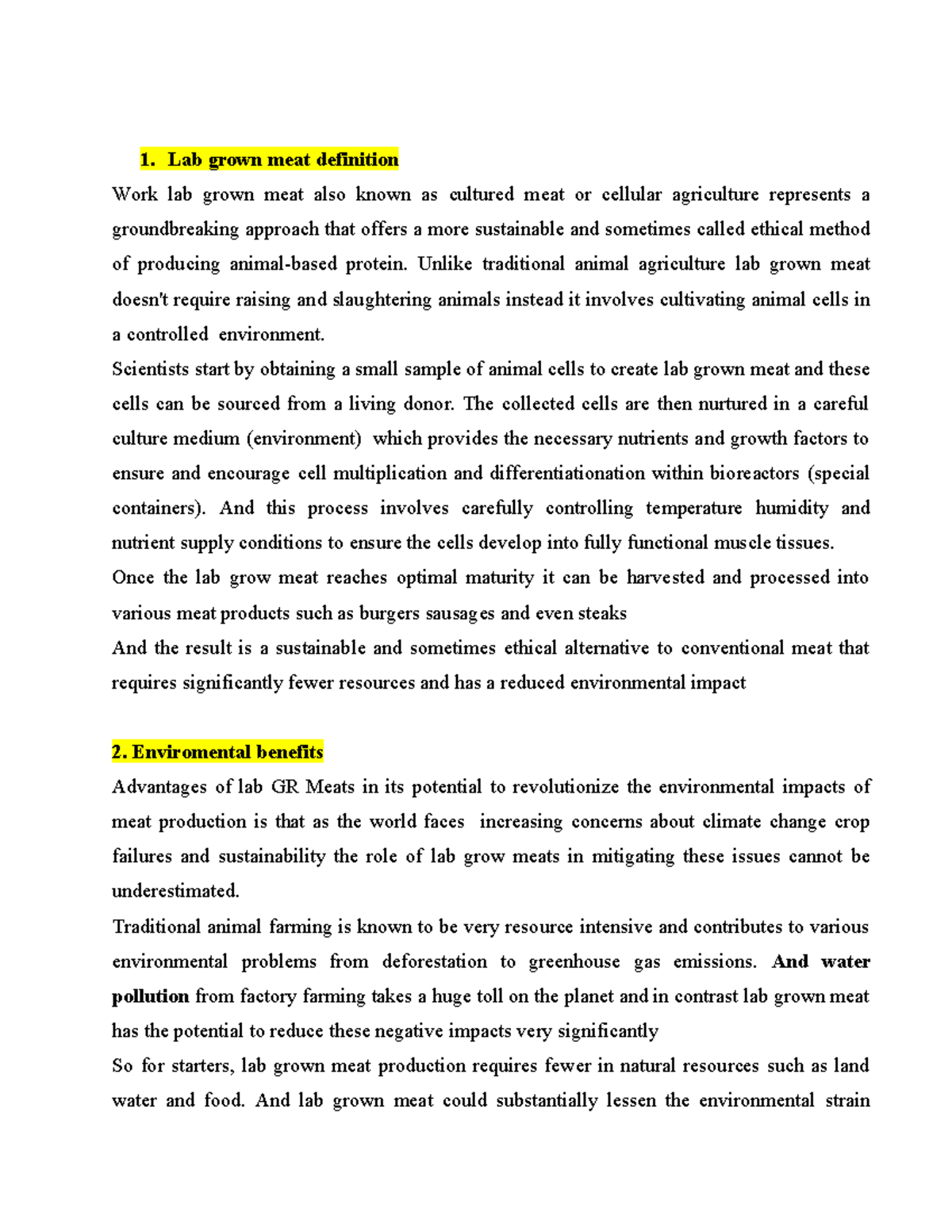 Lab grown meat - practical - Lab grown meat definition Work lab grown ...