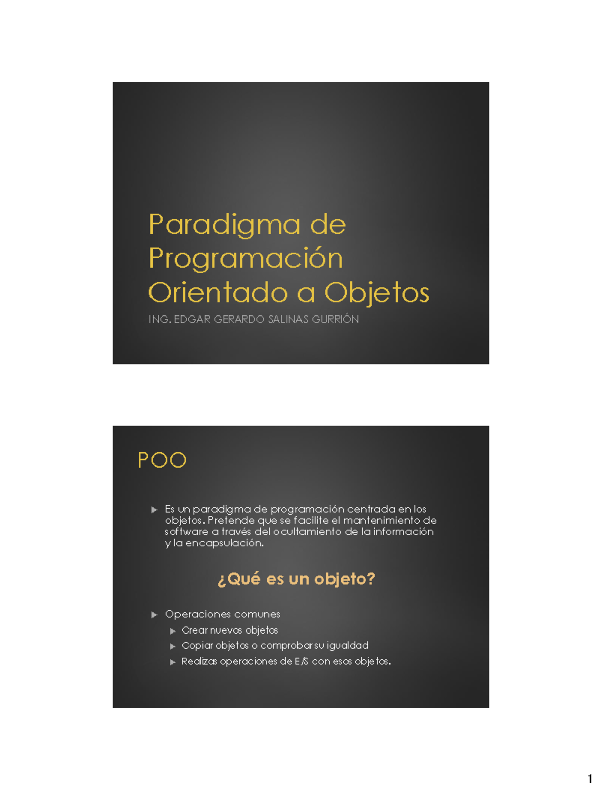 02-POO - Presentación de los paradigmas de programación de POO ...