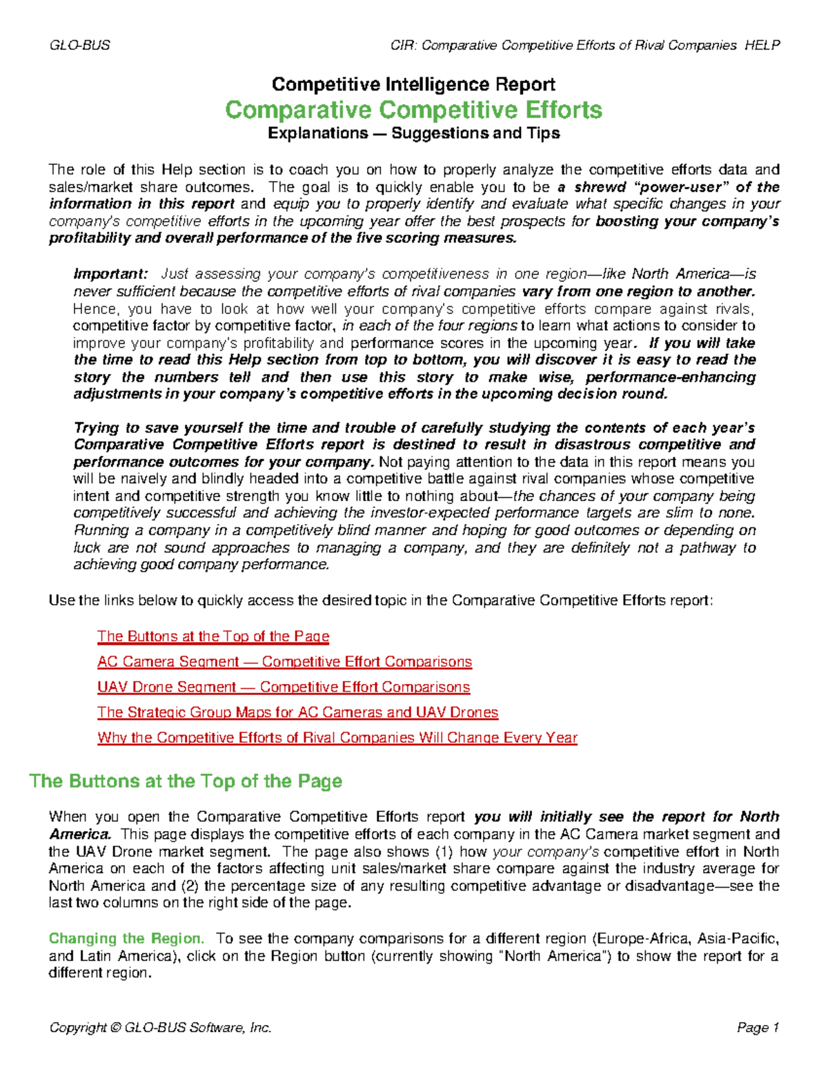 CIR-Market Snapshot - LESSON - Competitive Intelligence Report ...