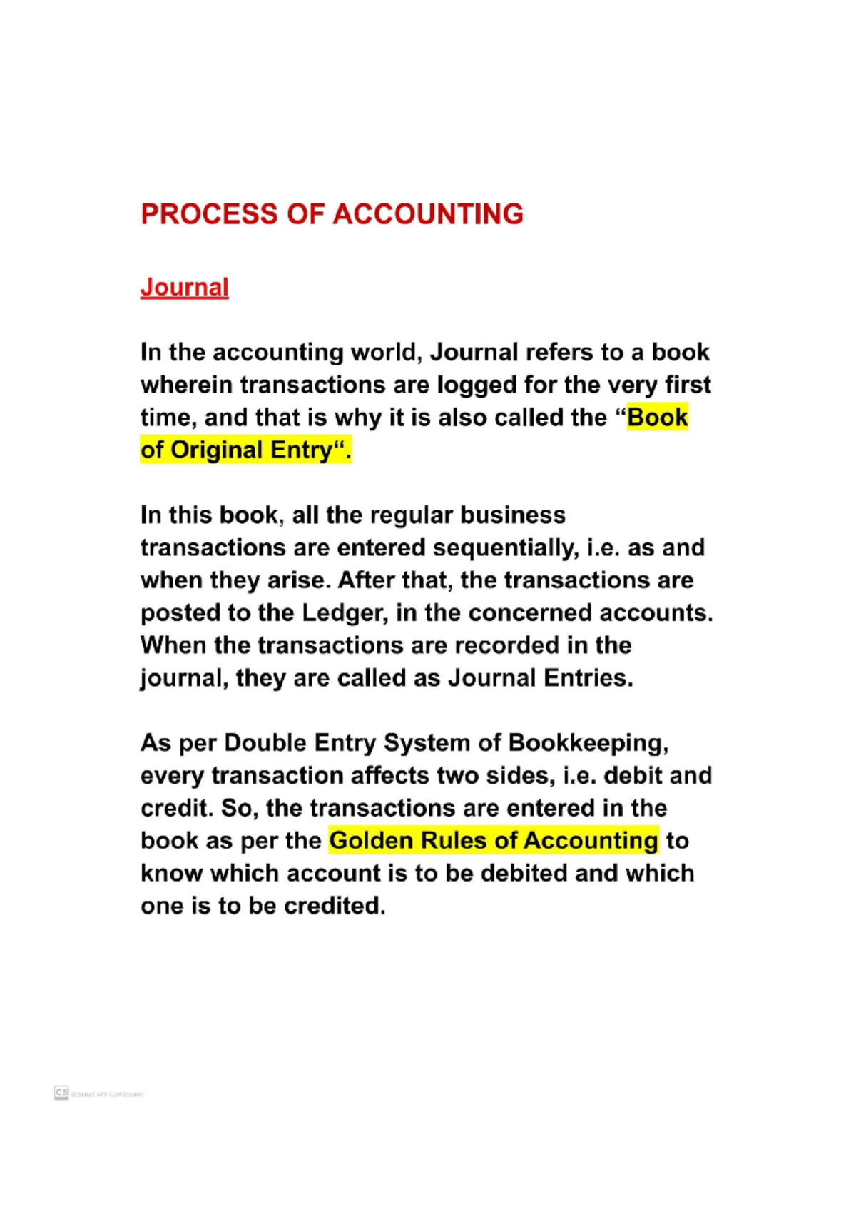 Basic Accounting - Financial Accounting - Studocu