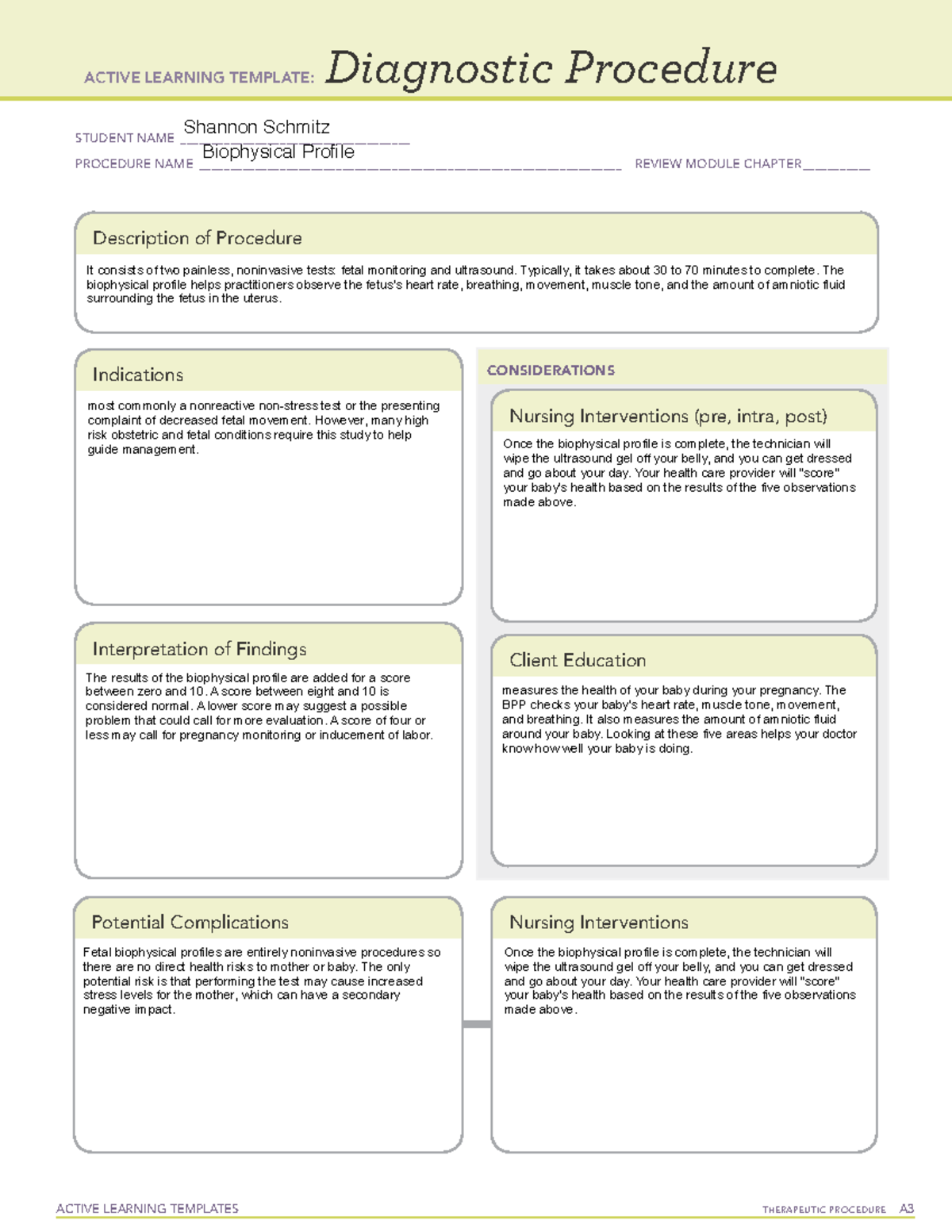 Biophysical Profile - study - ACTIVE LEARNING TEMPLATES THERAPEUTIC ...