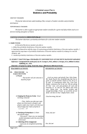 Pasar-para-ugma - AADA - PERFORMANCE TASK Statistics and Probability Sampling Distribution ...