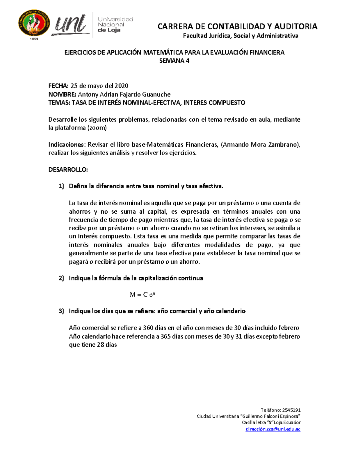 Deber N°4 - Ejercicios - Warning: TT: undefined function: 32 Warning: TT: undefined function: 32 ...