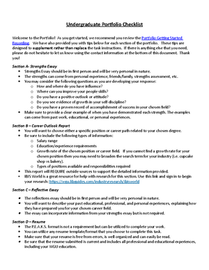 Professional Portfolio Requirements - Create a professional portfolio ...