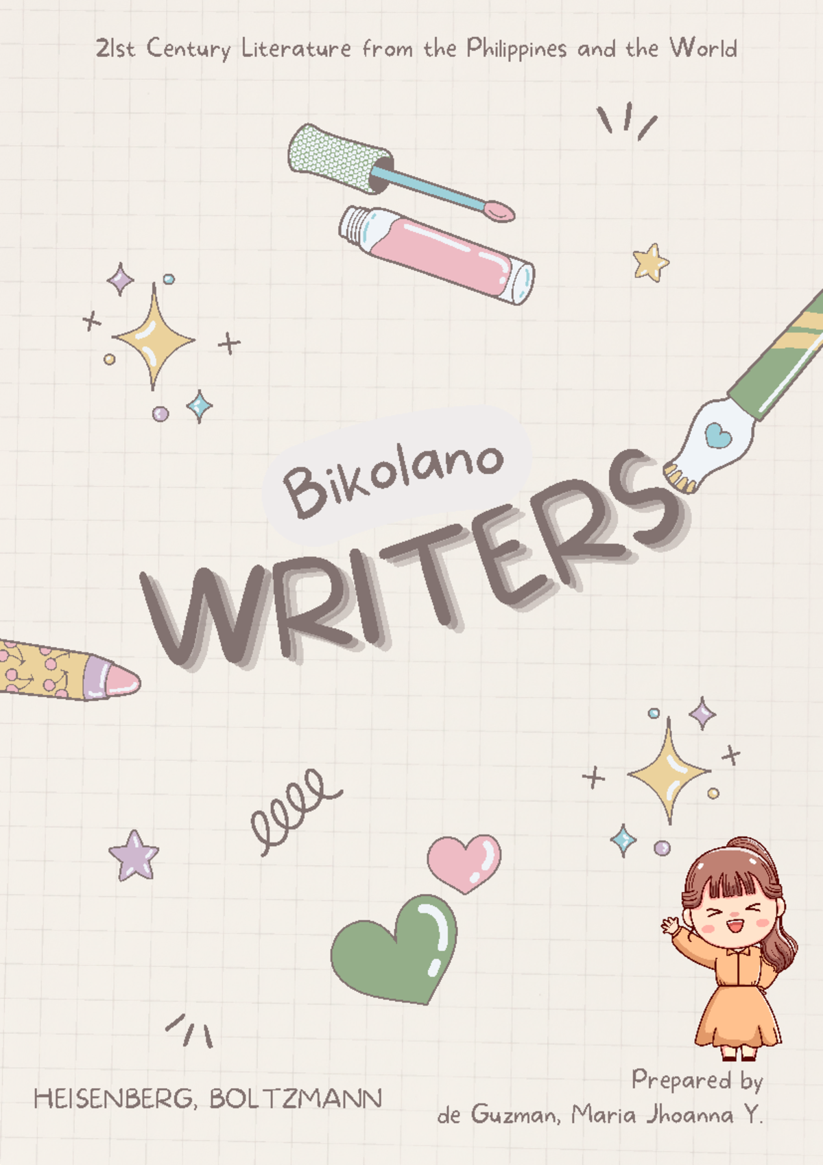 Bicolano Writers Module 1, homework for grade 11 - W R I T E R S W R I ...