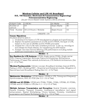 VTU Question Paper of 18EC81 Wireless and Cellular Communication Jan ...