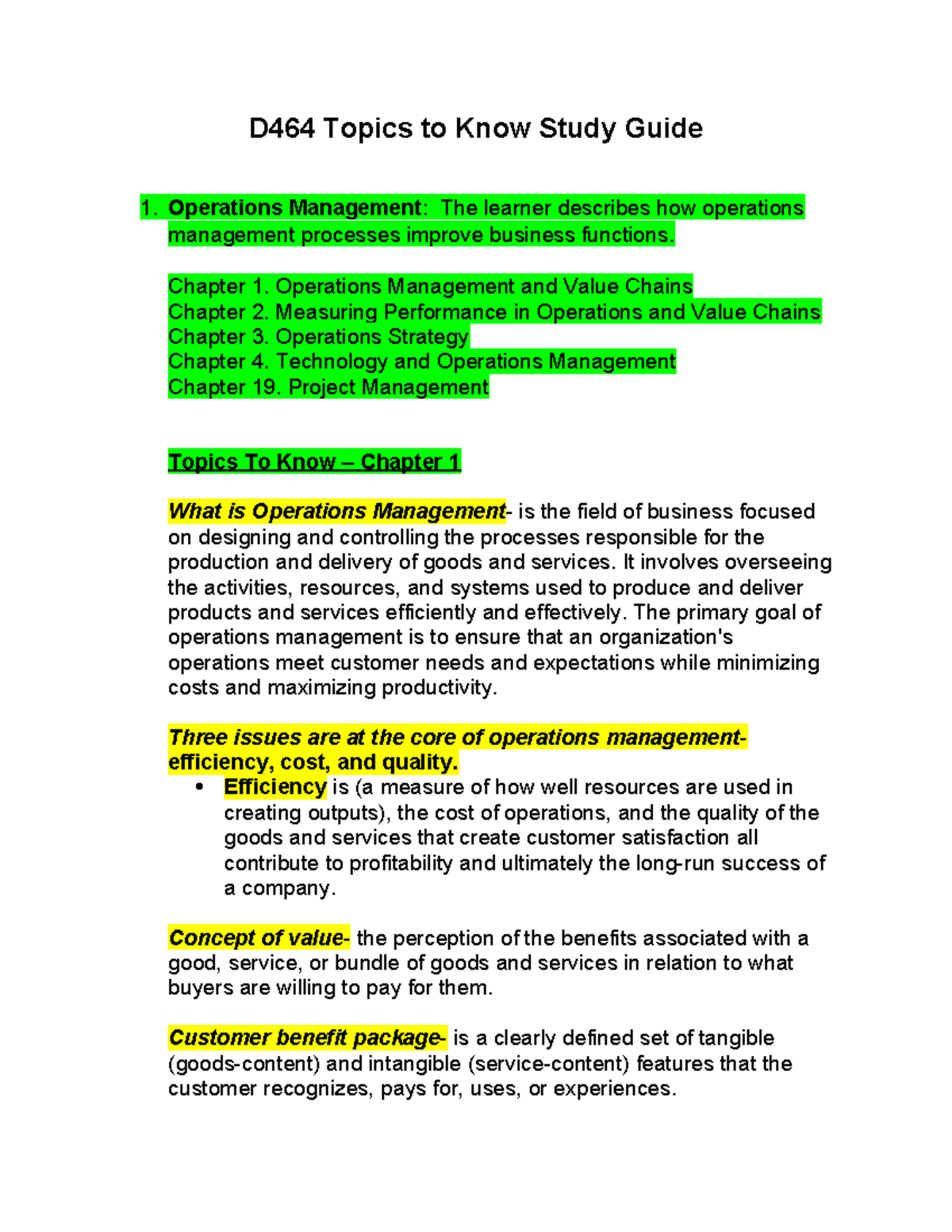 Final Guide for D464 Version 2 - D464 Topics to Know Study Guide ...