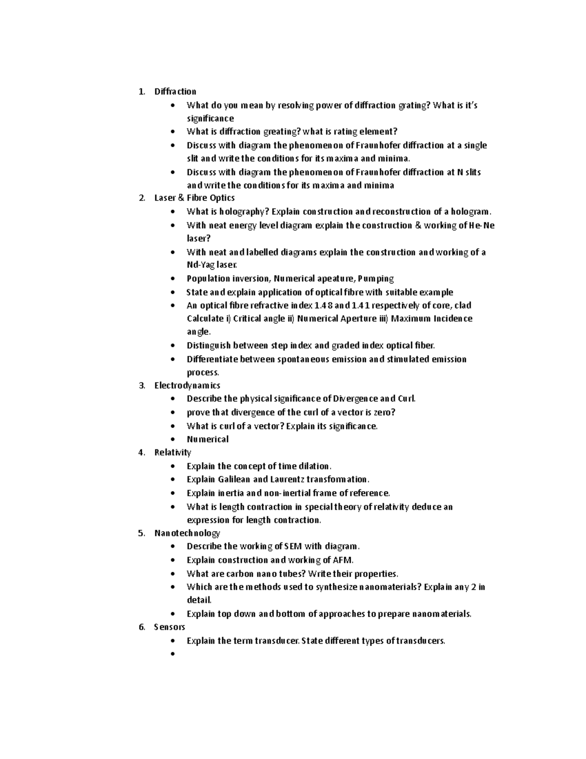 Physicsimp - physics 2 imp Q. - Diffraction What do you mean by resolving power of diffraction ...