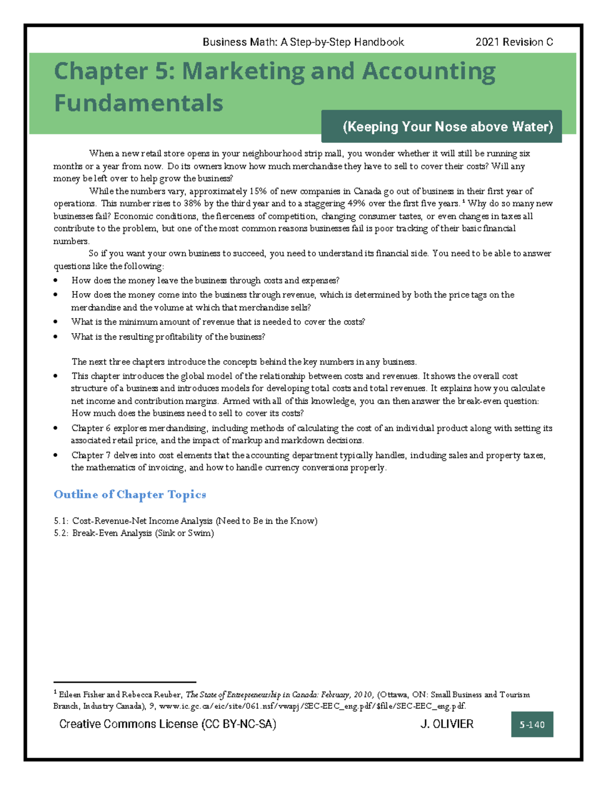 Olivier Business Math 2021C Chapter 05 - Chapter 5: Marketing and ...