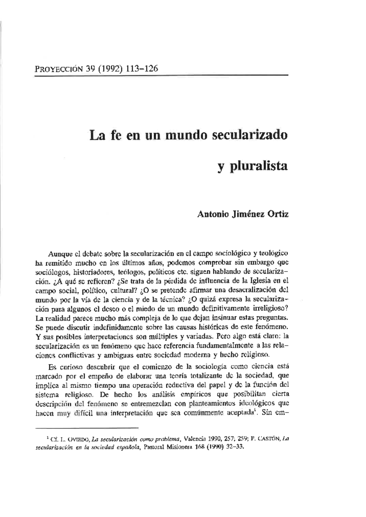 Dialnet-La Fe En Un Mundo Secularizado YPluralista-7321459 ...