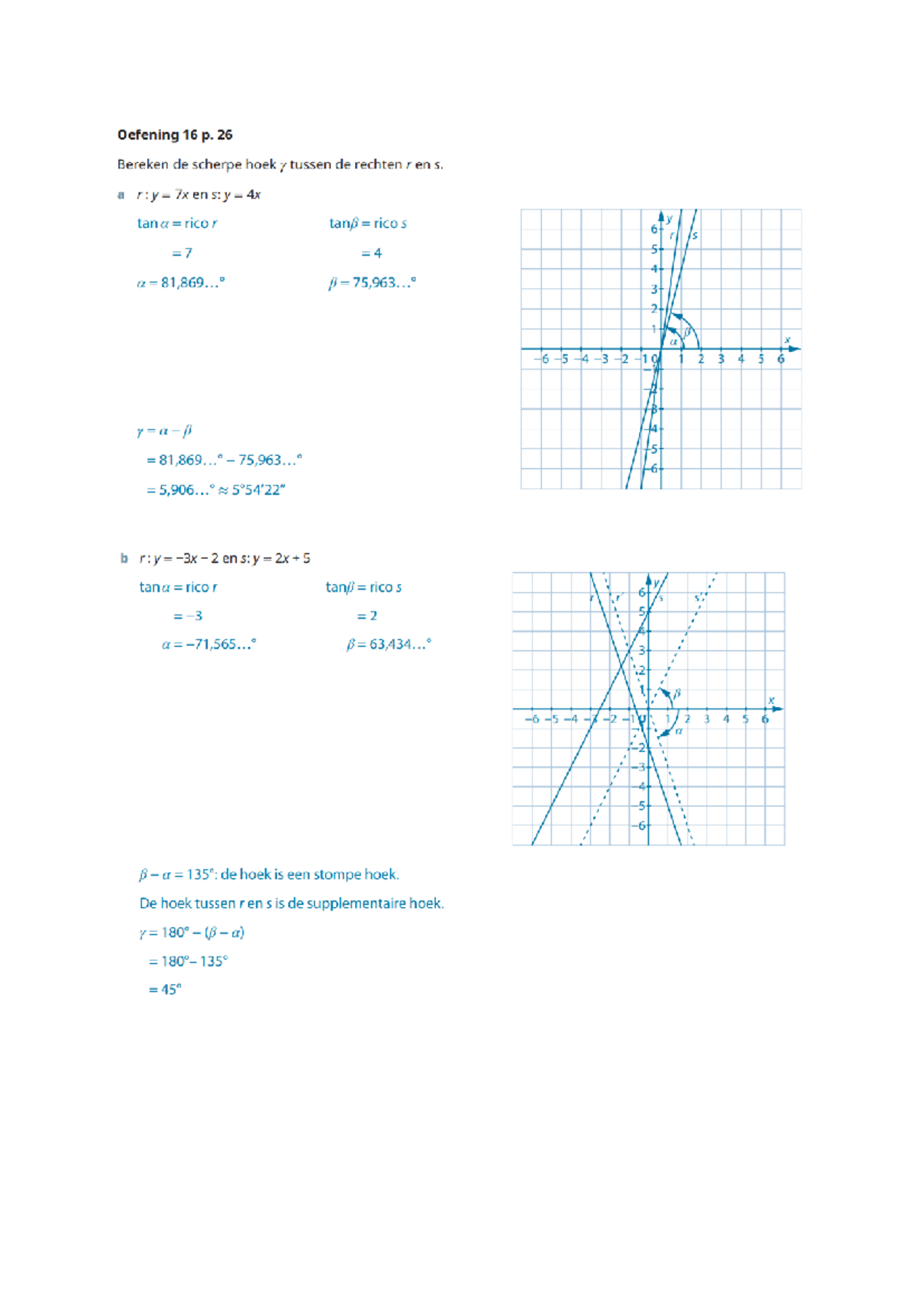 Opl. oef. 16 - oplossing - Wiskunde - Studocu