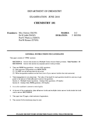 Experiment 1 - Chemistry Lab Report on weighing and precision - 2023 ...