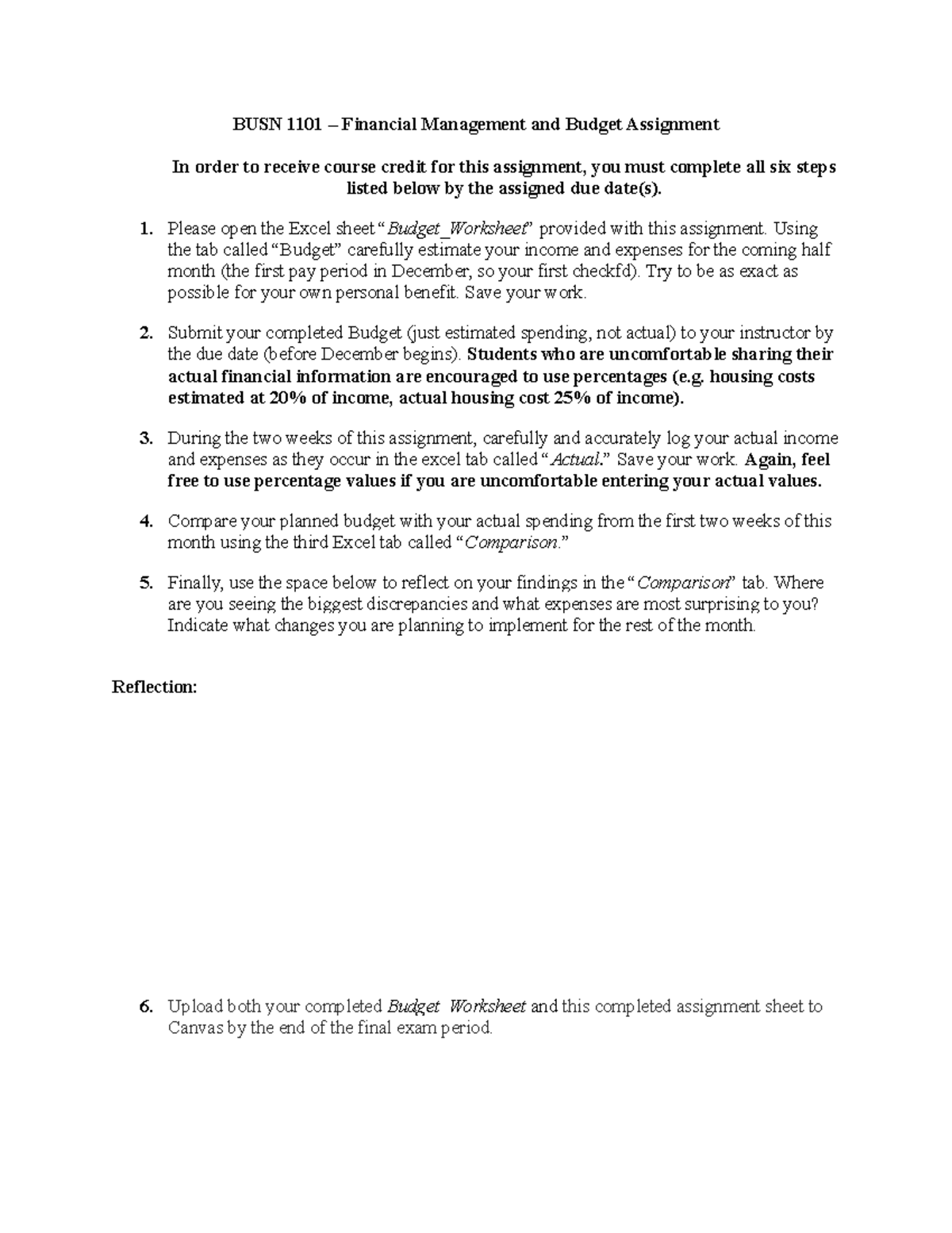 Financial Management and Budget Assignment - 1. Please open the Excel ...