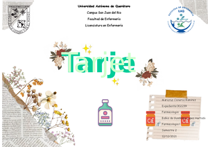 Unidad IV.- Laboratorio de Enfermería Farmacológica (Tira horaria ...