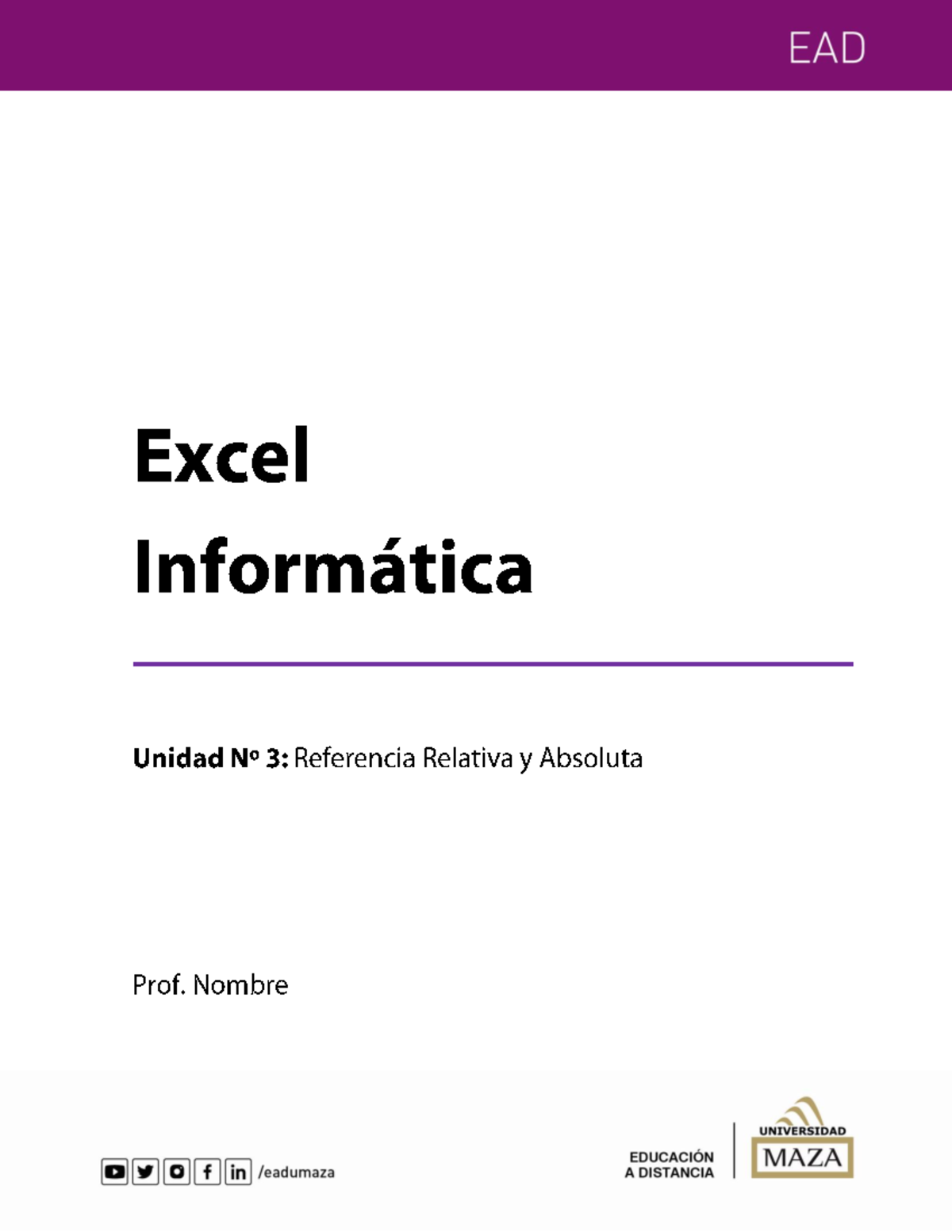 M3-U2-C1 - informatica de word y excel - UNSa - Studocu