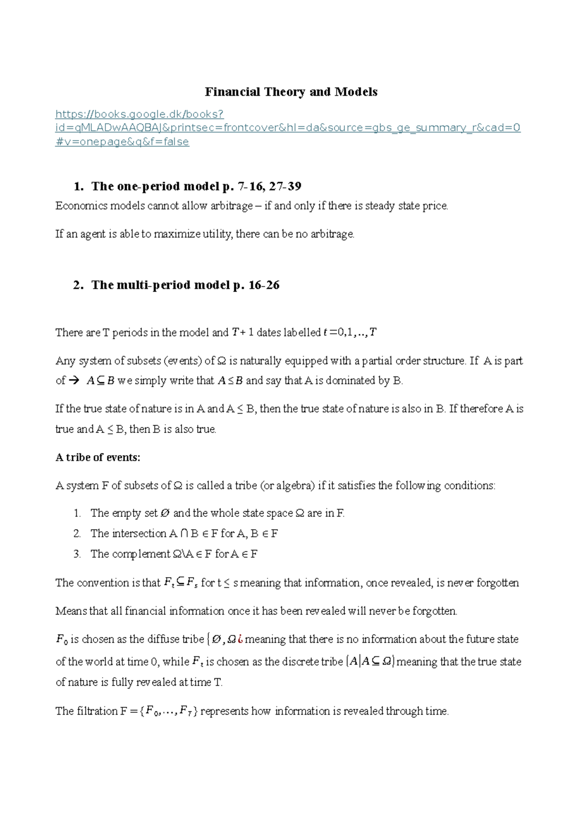 Financial Theory and Models - Financial Theory and Models books.google ...