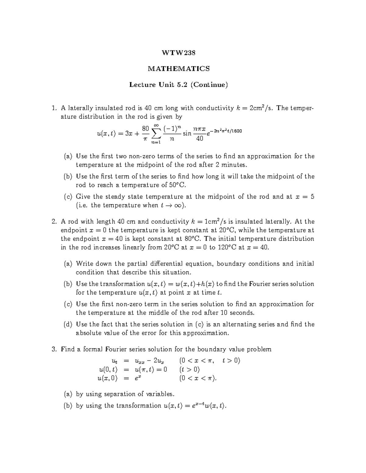 2020 Lercture unit 5.2 Continued (4 Feb) - WTW MATHEMATICS Lecture Unit ...
