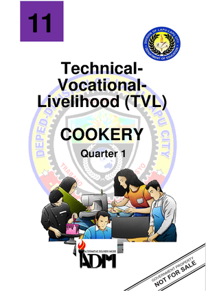 TVL11-HE- Cookery Q1 M7 - i 11 Technical- Vocational- Livelihood (TVL ...