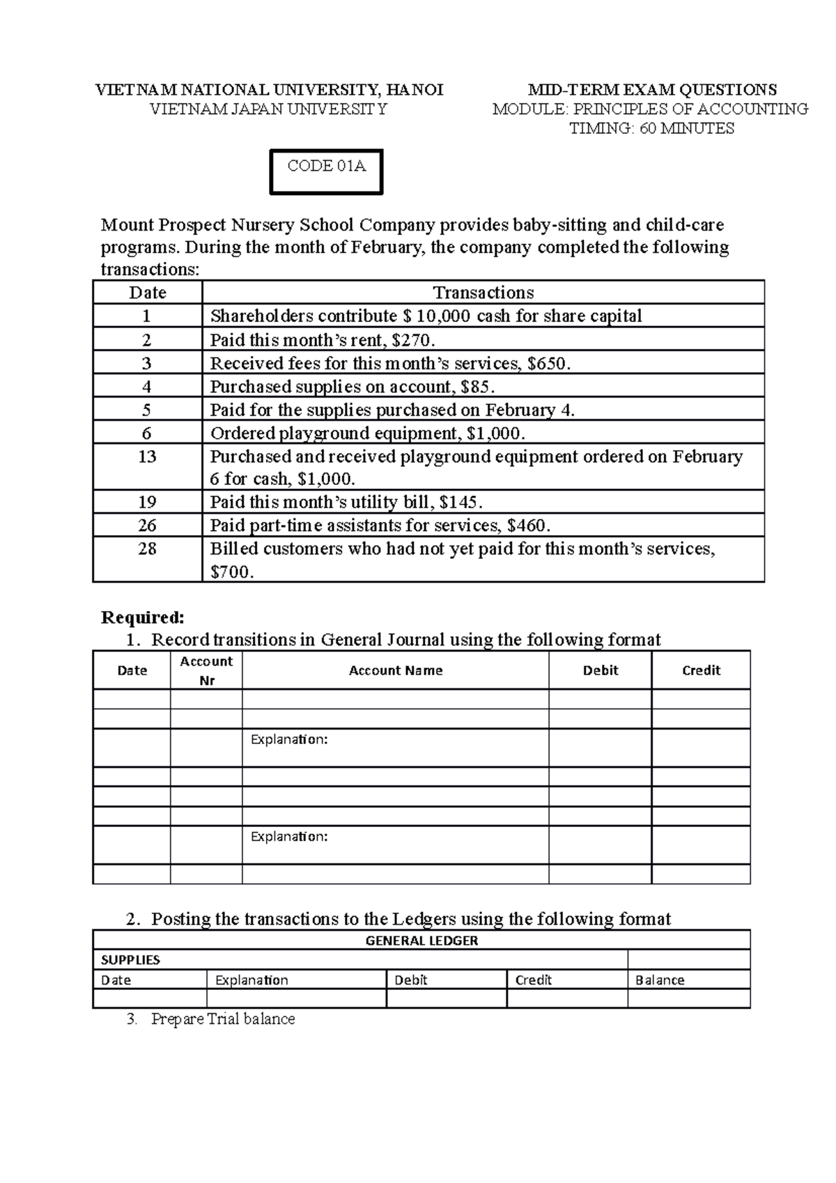 Practices POA 2020 1 - ............. - Accounting - Studocu