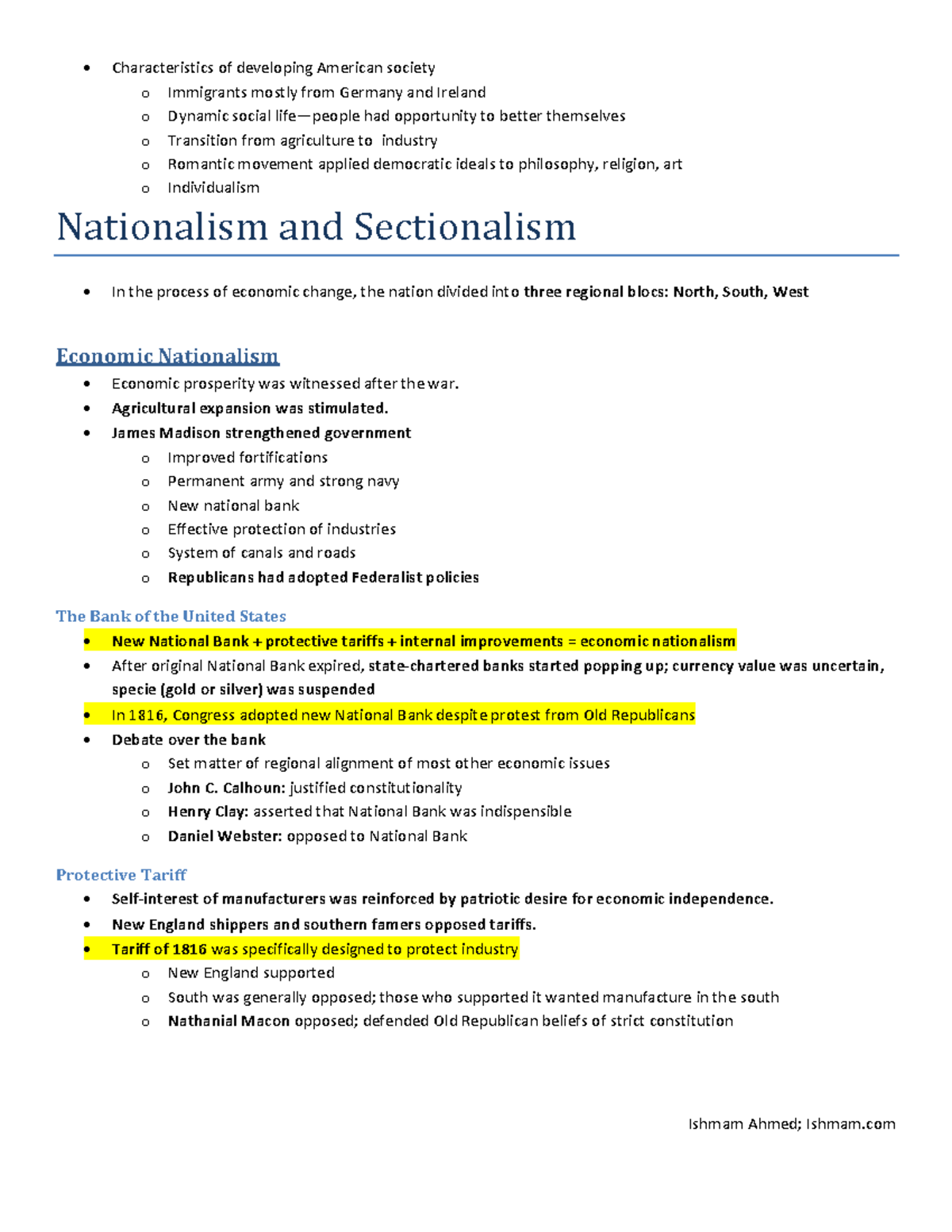 Chapter 10 - An outline defining and discussing nationalism and ...
