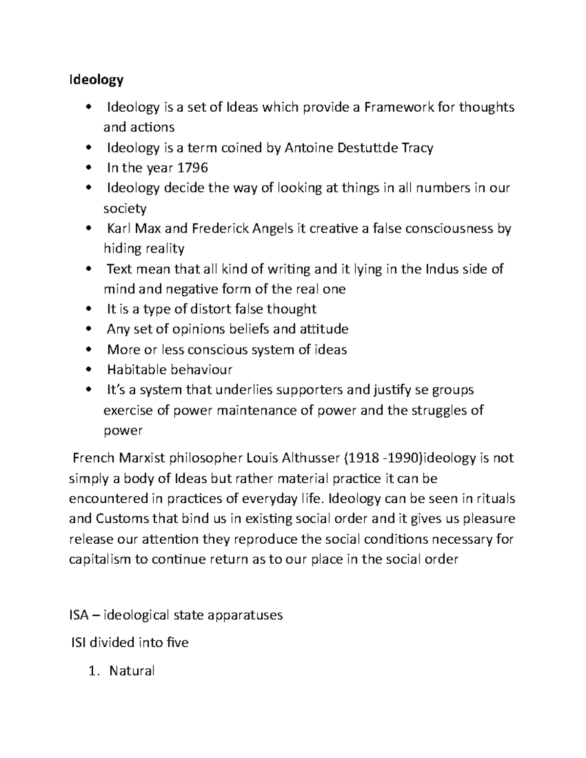 Ideology of literature - Ideology Ideology is a set of Ideas which ...