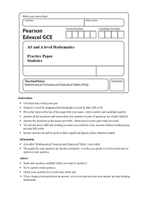 Edexcel A Level Mathematics Topic Checklist - Edexcel A Level ...