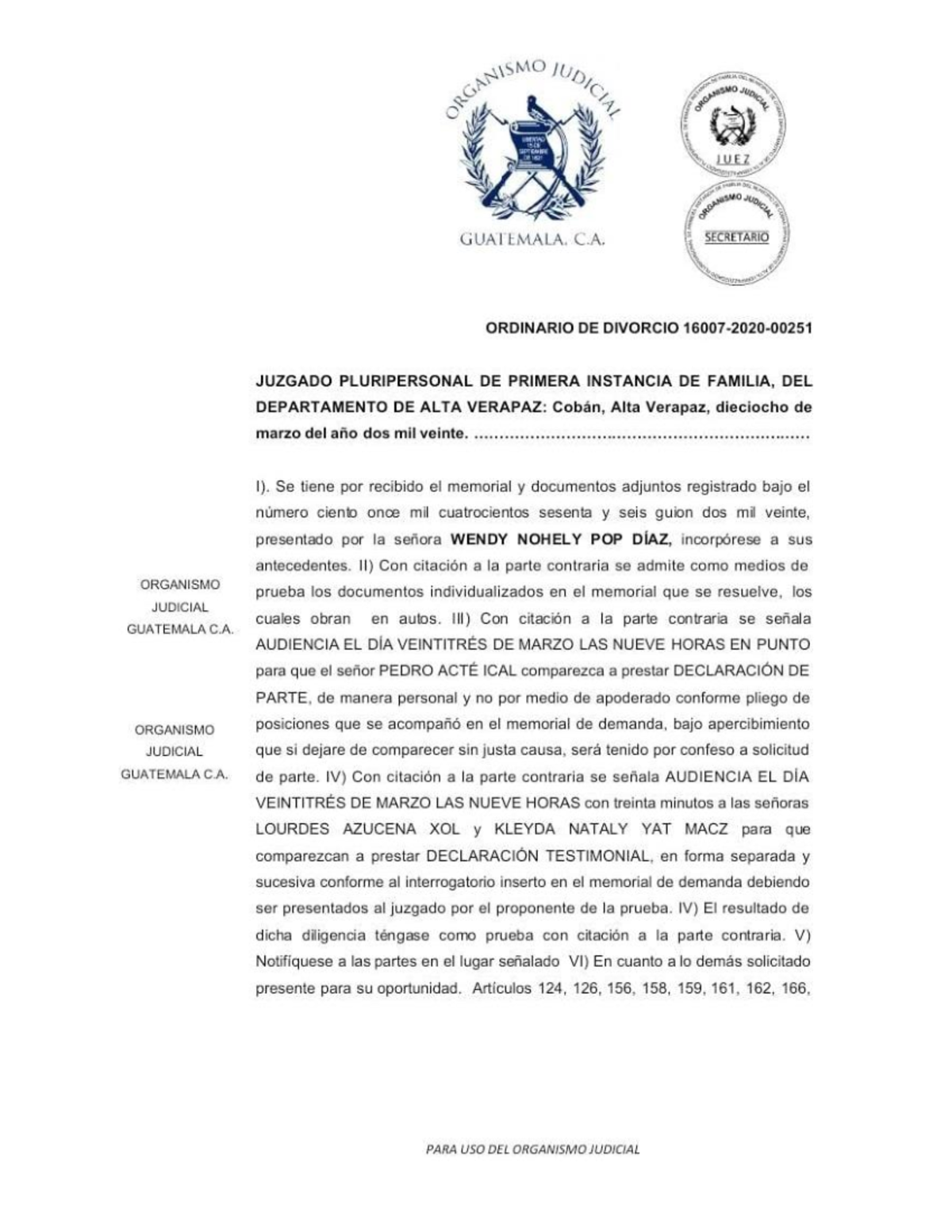 Notariado - ejemplos de fe publicas en guatemala - Derecho Notarial ...