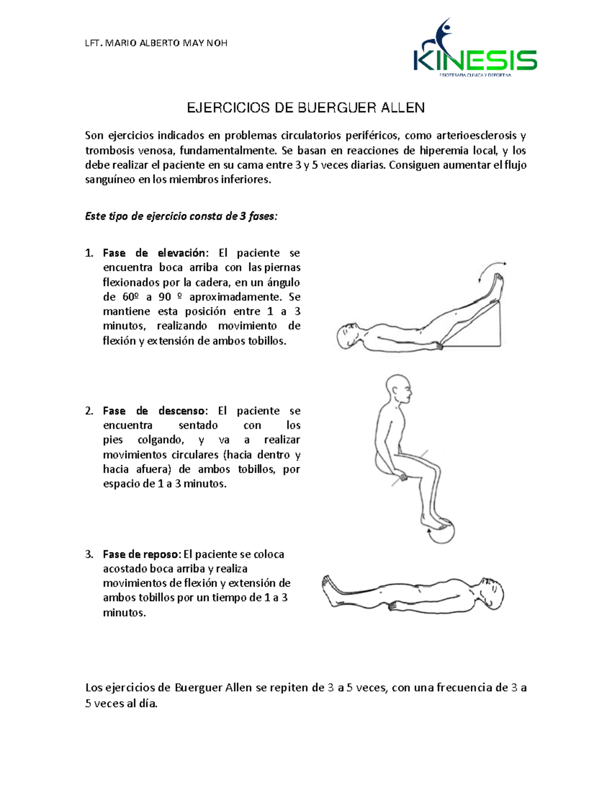Archivo de ejercicios 1234 - EJERCICIOS DE BUERGUER ALLEN Son ejercicios indicados en problemas ...