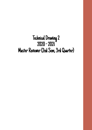 Technical Drawing 2 1 - A reviewer from Adamson University's classes ...