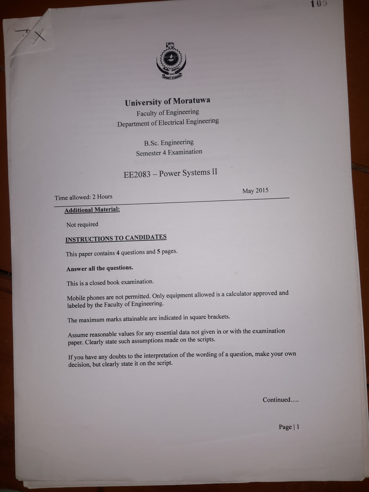 Power sys 2 2015 - Lecter notes - Power System Analysis - Studocu