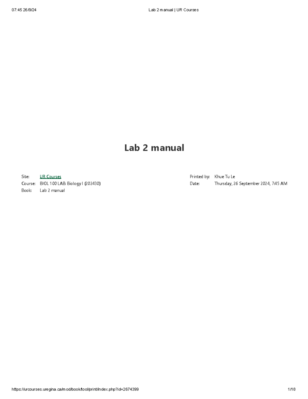 Lab 2 manual UR Courses - practice - Lab 2 manual Site: UR Courses ...