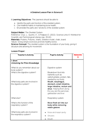 (puberty) - detailed lesson plan - BEED 3-A DETAILED LESSON PLAN IN ...