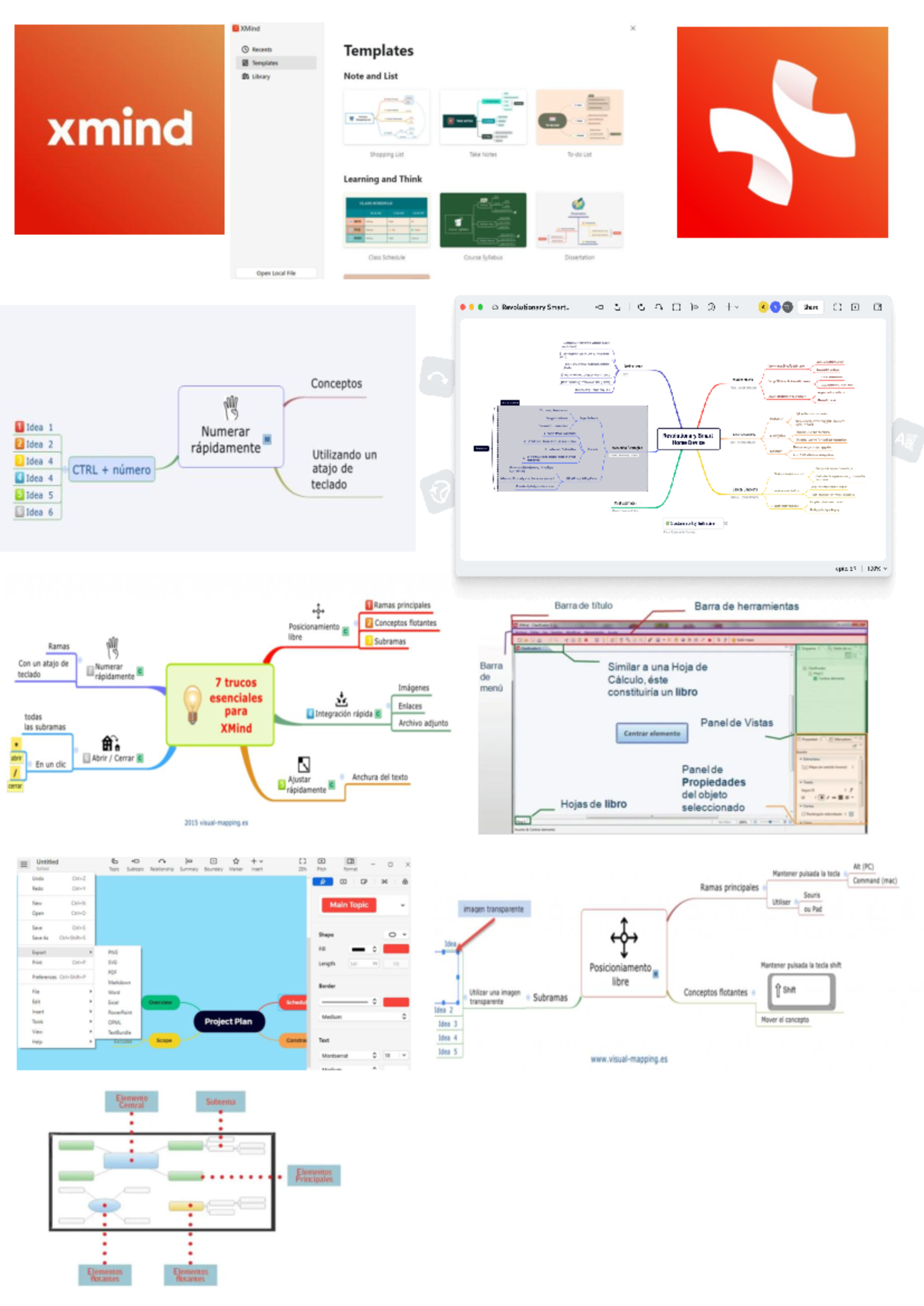 Doc1 - wer - XMind x Recents Templates Templates Library Note and List ...