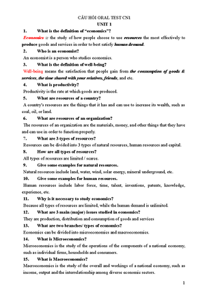 Unit 1 Micro Macro - ................... - Unit 1: Micro & Macro Status ...