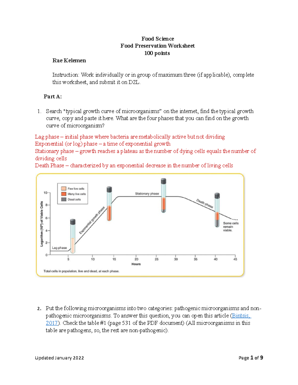 Food preservation-Worksheet-V22 - Food Science Food Preservation ...