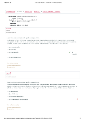 Evaluación Módulo 5 - Unidad 3 Revisión del intento - 17/8/23, 11:51 ...