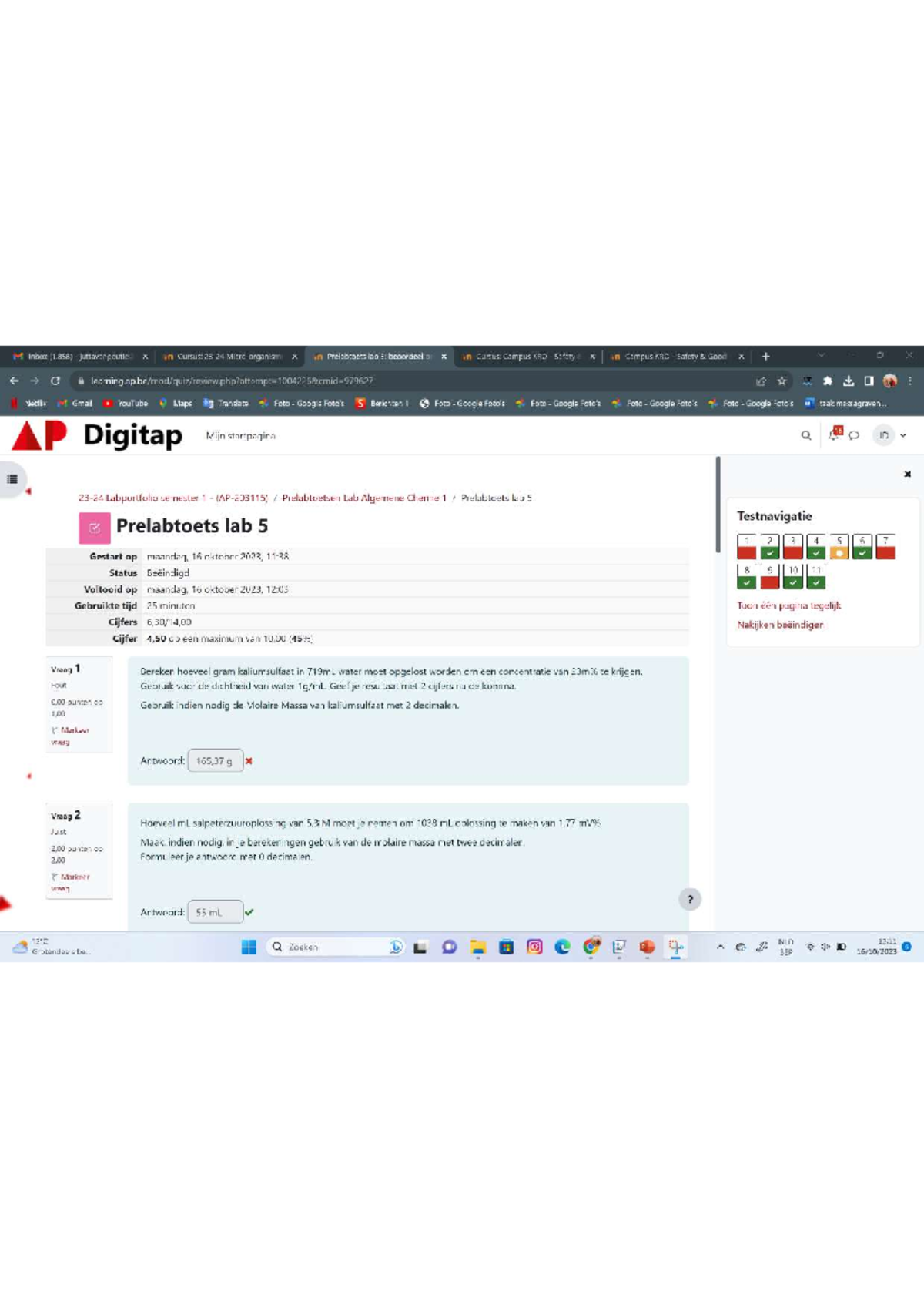 Pre-labtoets PR5 - Labcluster Chemie 1 - Studocu