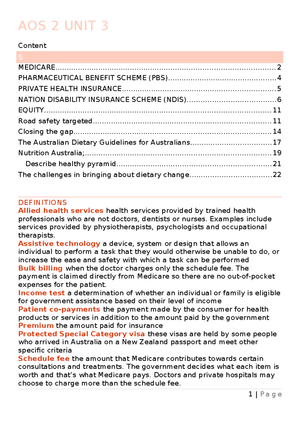 AOS 2 UNIT 3 - AOS 2 UNIT 3 Content S - Studocu