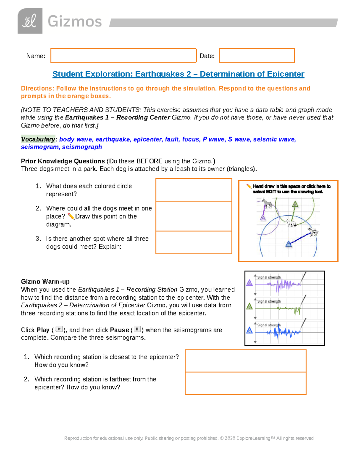 Copy of 04b Earthquakes 2Epicenter SE - Google Docs - Name: Date ...
