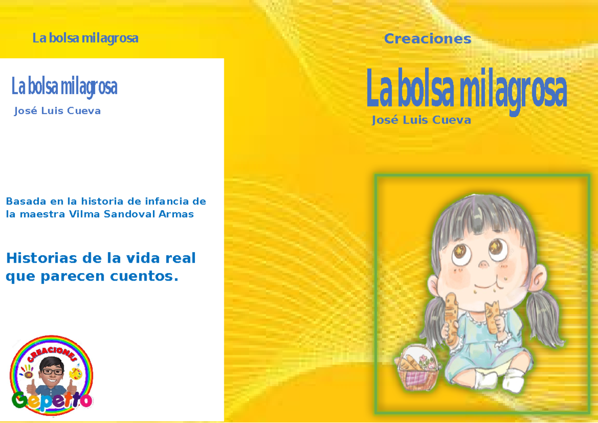 Cuento La bolsa Milagrosa - Lenguaje Y Comunicacion - La bolsa ...